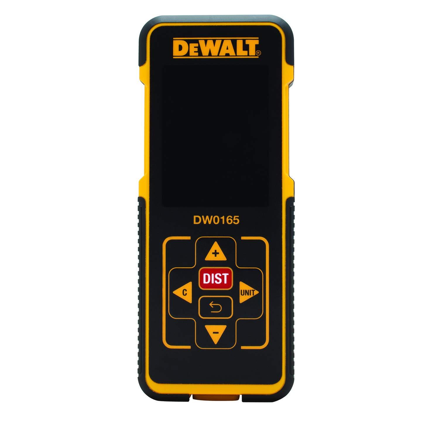 DEWALT DW0165N 50M 165 Ft. Laser Distance Measurer for Distance Area ...