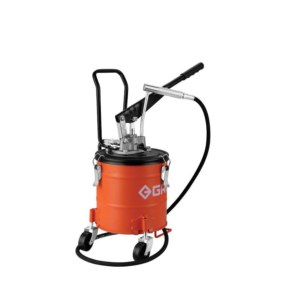 Groz V Series 6 Kg Grease Pump Bucket With Wheel (VGP/6)