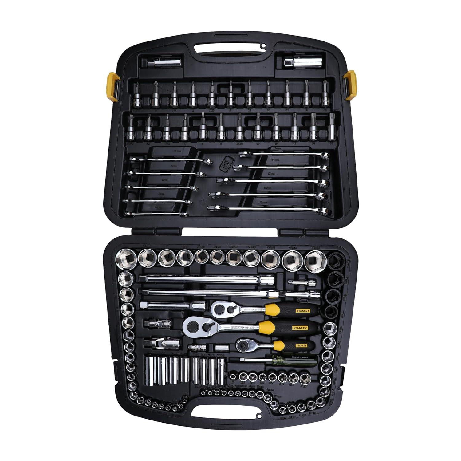 STANLEY 91-931 120-Piece Master Tool Set with Compact Case for Easy ...