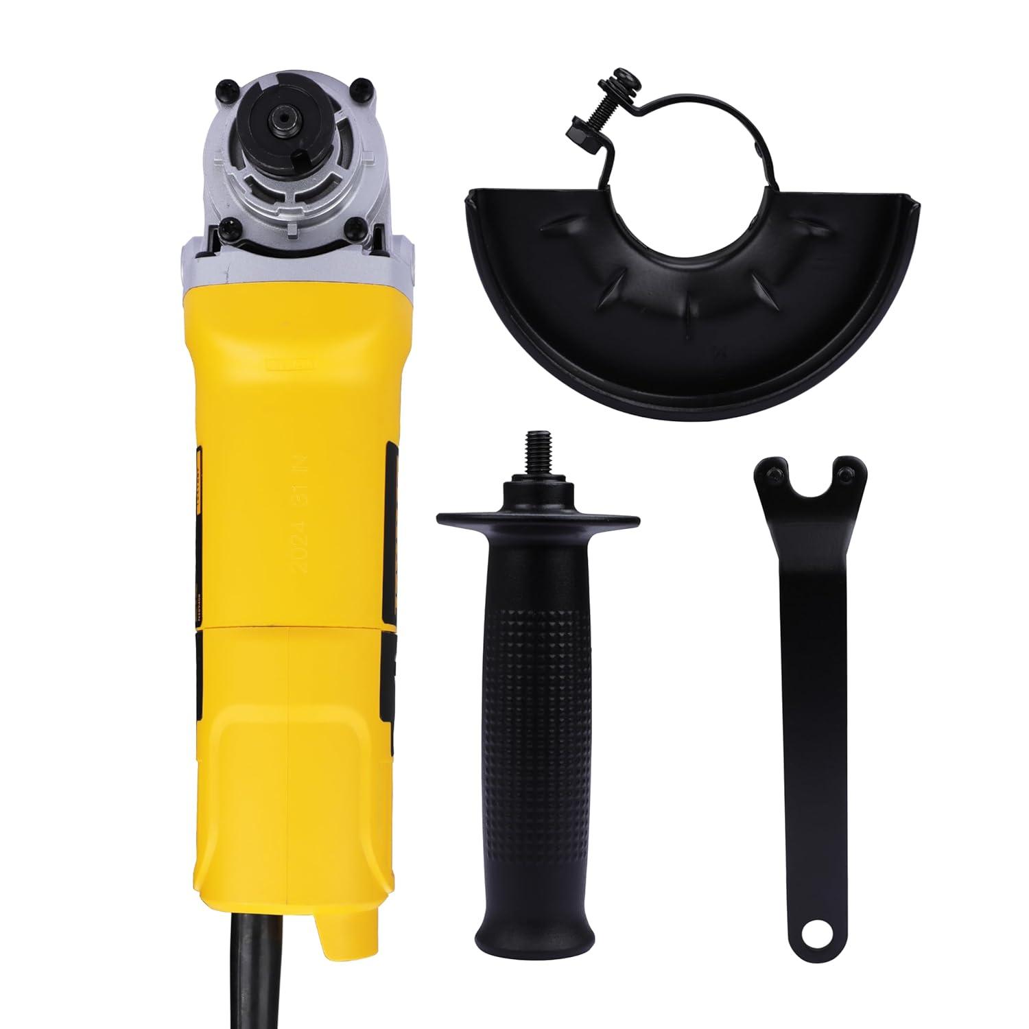 DEWALT DW801-IN 4-Inch (100mm) Heavy Duty Angle Grinder – 850W High ...