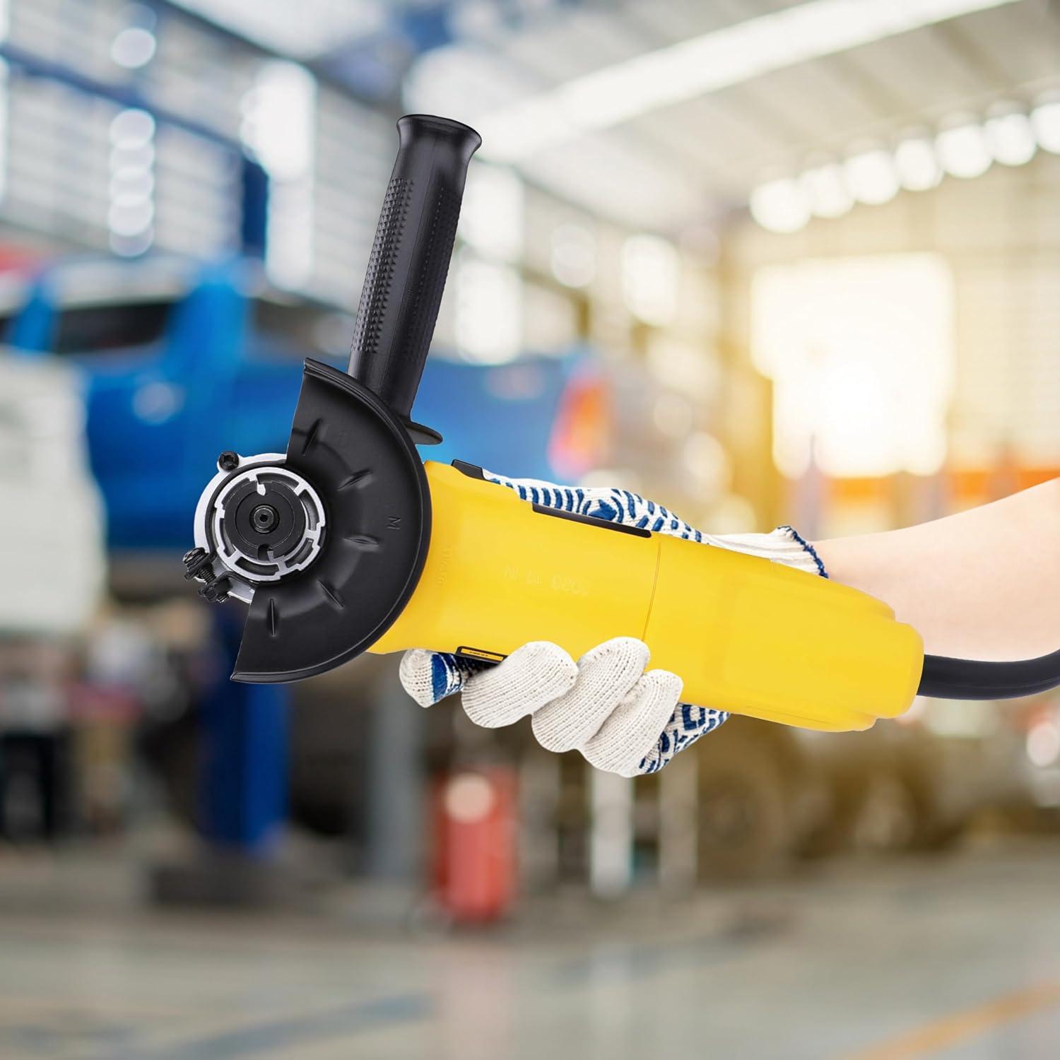 DEWALT DW802-IN 4-Inch (100mm) Heavy Duty Angle Grinder – 850W Power ...