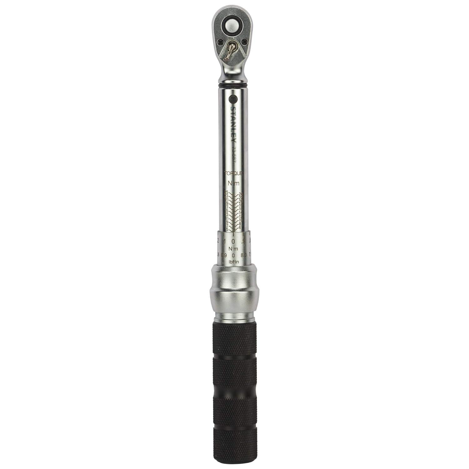 Stanley STMT73587-8 1/4" Drive Torque Wrench 5-25 Nm Ratcheting Type ...
