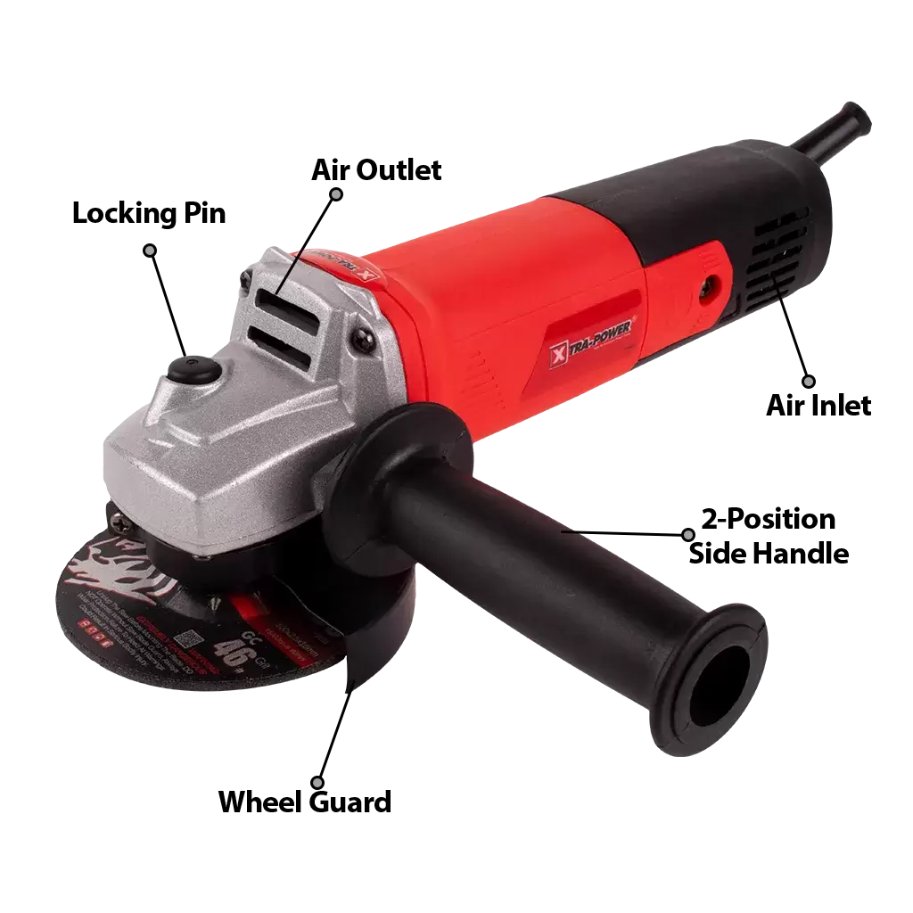 Xtra Power 100 mm Angle Grinder, 850 W & 11000 RPM (XPT 405)