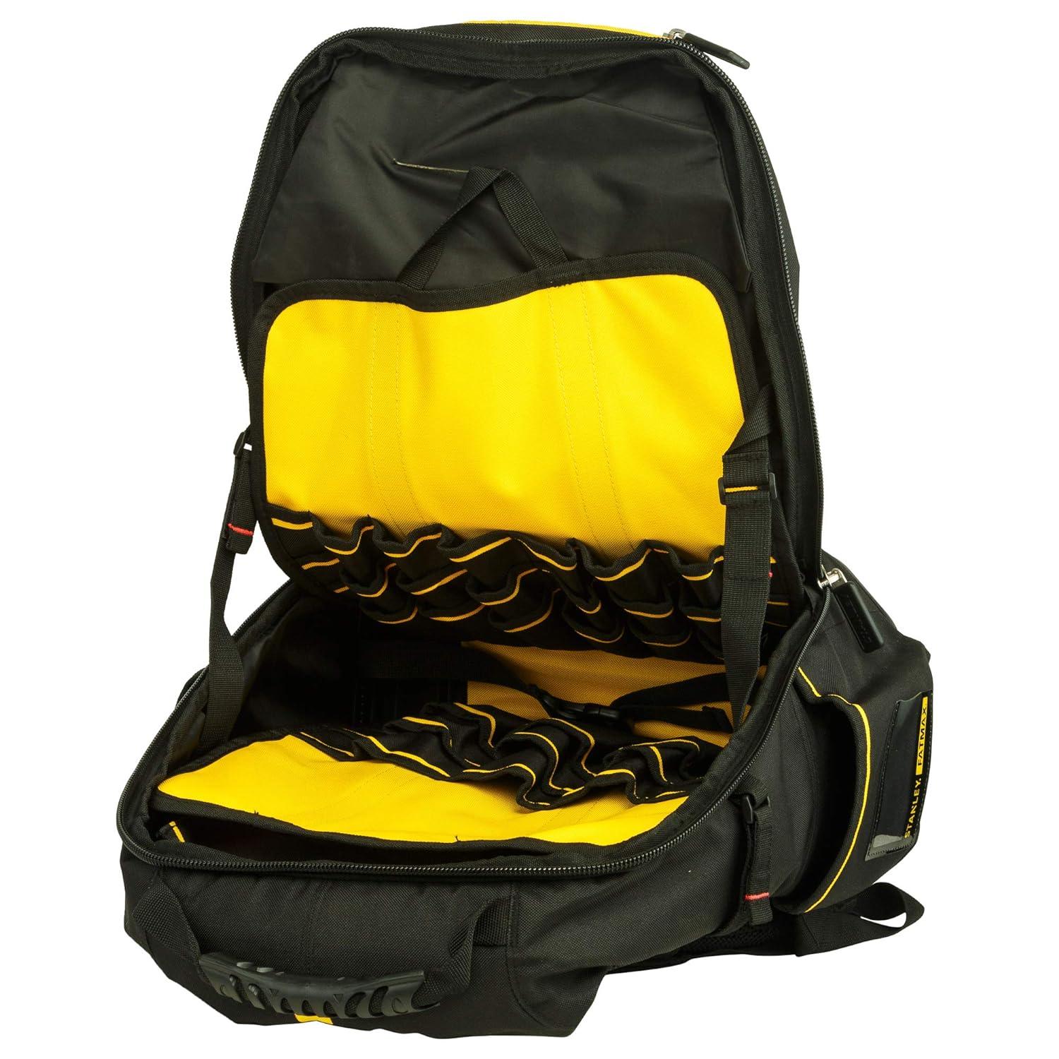 STANLEY 1-95-611 Heavy-Duty 600 Denier Fabric Tool Backpack
