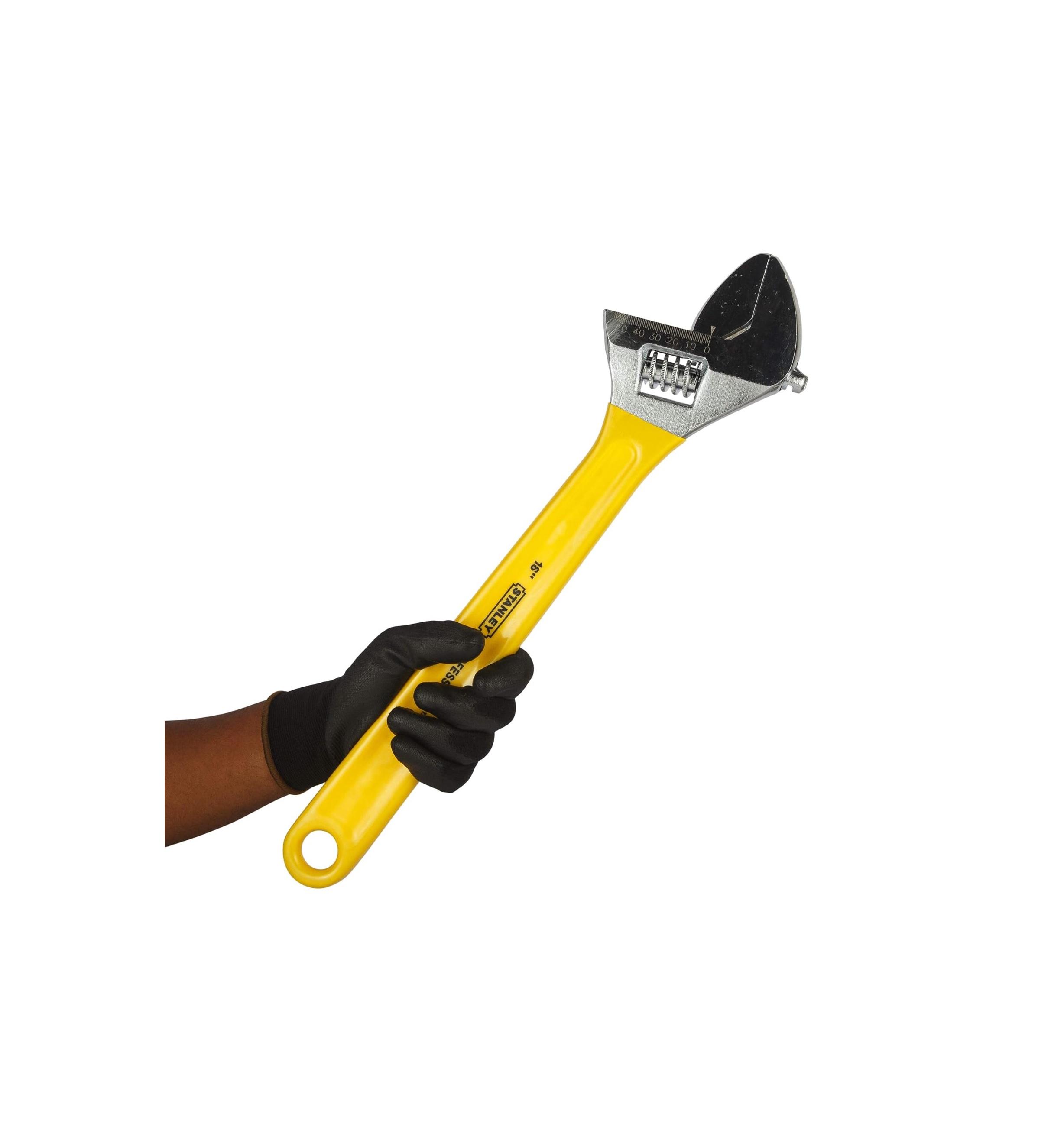 Stanley 87-796-23 Adjustable Spanner 450mm (18 Inch) | Heavy Duty Open ...